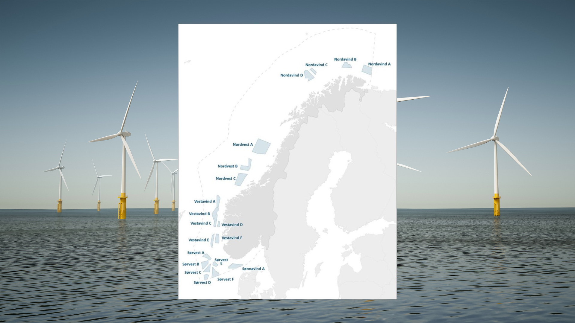 20 nye områder for havvind